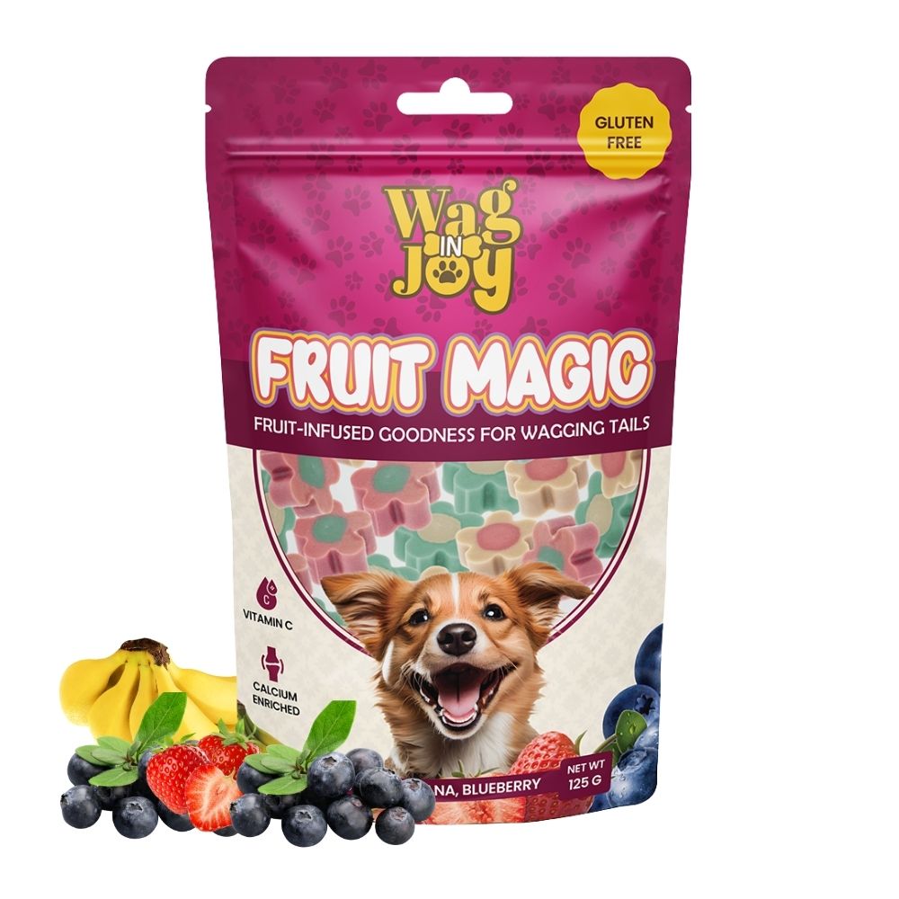 Fruit Magic Treats Flower-Shape 125gm – Perrito Pet products